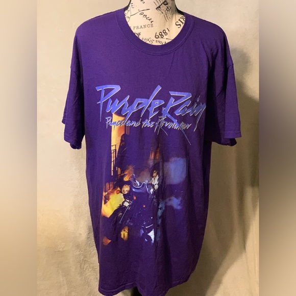 Prince | Shirts | Prince Purple Rain Purple L T Shirt | Poshmark